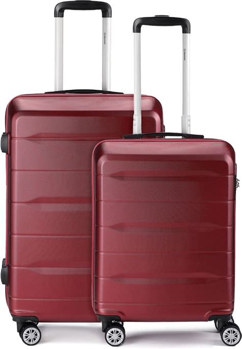 Benzi 5583 4 Wielen Kofferset 2 Delig Harde Bagage Tsa Slot