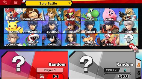 Personajes Super Smash