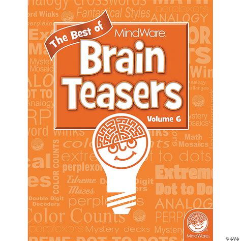 Best Of Mindware Brain Teasers Volume 6 Oriental Trading