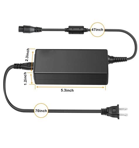 Portable Universal Laptop Charger W Multi Tips Silm Notebook Ac Adapter Compatible For