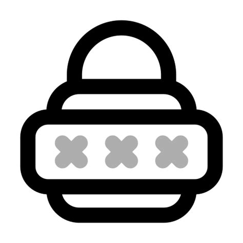 Passcode Security Generic Color Outline Icon
