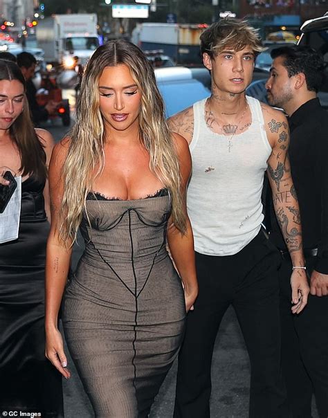 Kylie Jenners Pal Stassie Karanikolaou 26 Almost Spills Out Of Her