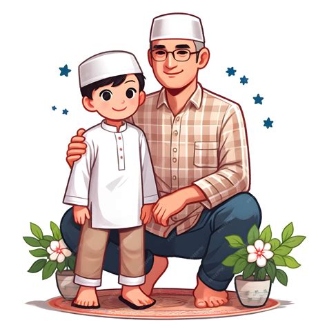 Premium Photo Fathers Day Postergreeting Background With An Islamic
