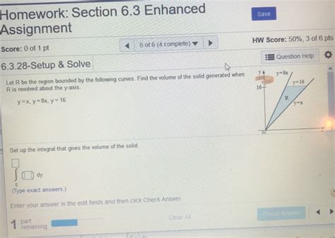 Solved Save Homework Section 6 3 Enhanced Assignment Score