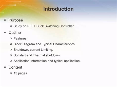 75v Constant On Time Pfet Buck Switching Controller Ppt