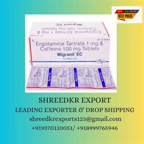 Migranil Ec Tablet Dosagestrength 100 Mg At Rs 175box In Nagpur