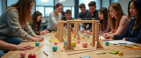 Large Structure Assembly In An Office Room Stable Diffusion Online