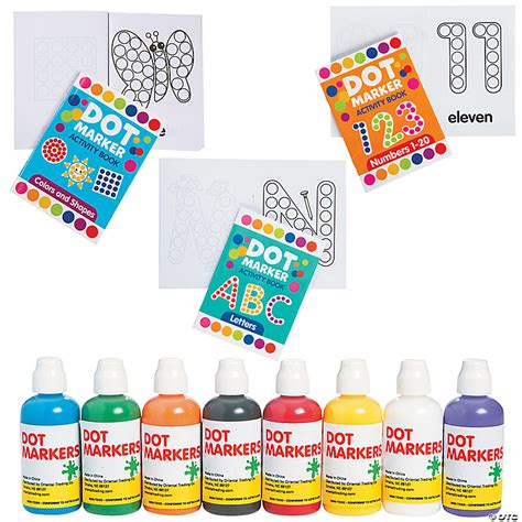 Dot Marker Activity Book Kit For 12 Oriental Trading