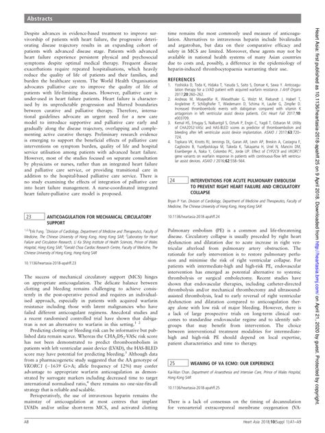 PDF 25 Weaning Of VA ECMO Our Experience