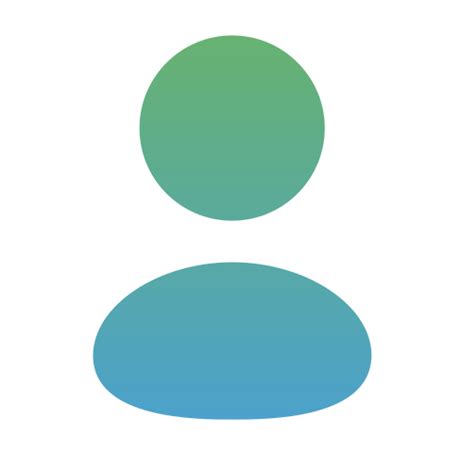 Profile Generic Gradient Fill Icon