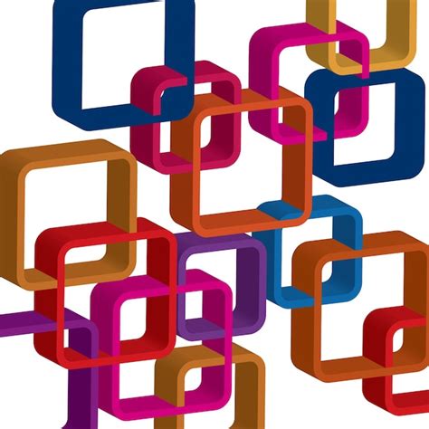 Premium Vector Vector Square Pattern Background