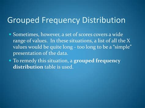 Ppt Chapter 2 Frequency Distributions Powerpoint Presentation Free