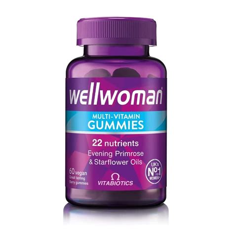 پاستیل ویتامین بانوان Wellwoman ولومن 60 عددی