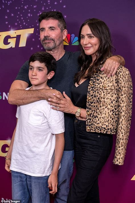 Simon Cowell Looks Every Inch The Proud Dad As He Joins His Mini Me Son