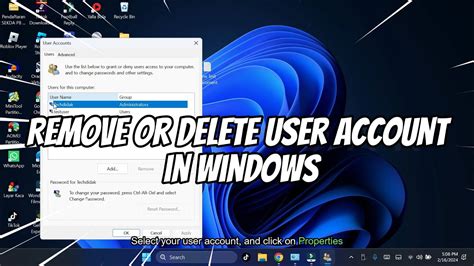 How To Remove Or Delete User Account In Windows YouTube