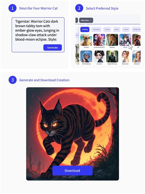 Warrior Cat Maker Online Generate Custom Warrior Cat Images