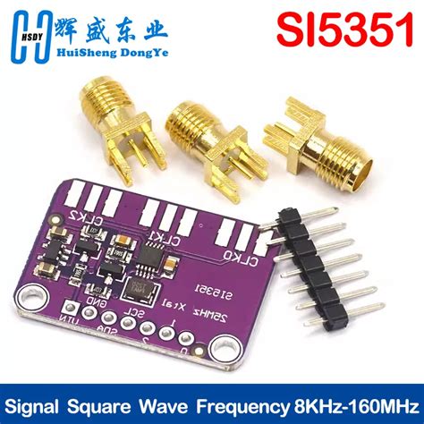 Dc 3v 5v Cjmcu 5351 Si5351a Si5351 I2c Clock Generator Breakout Board Module Signal Generator