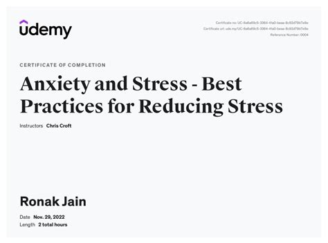 ronak jain on linkedin udemy course completion certificate