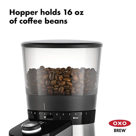 Oxo Brew Conical Burr Coffee Grinder With Scale Coffee Grinder Oxo
