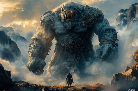 Titans Awakening A Clash Of Legends Generative Ai Premium Ai Generated Image