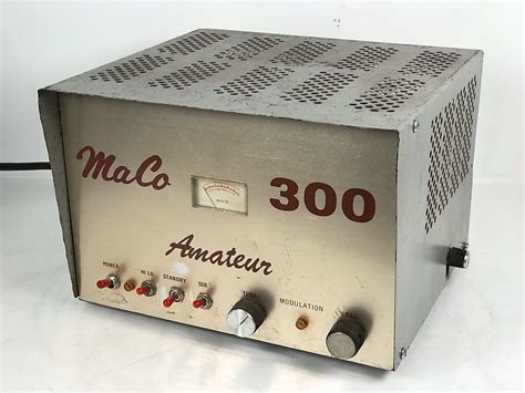 Maco 300 Linear Tube Amplifier Radio Reverb
