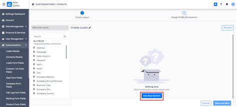 Assign Layout As Per User Profile