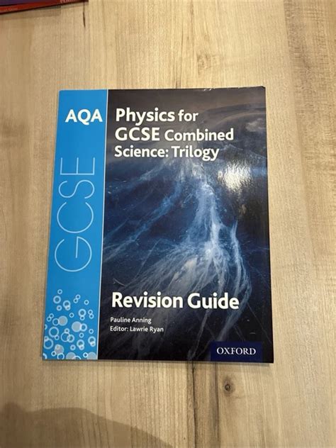 Aqa Physics For Gcse Combined Science Trilogy Revision Guide By