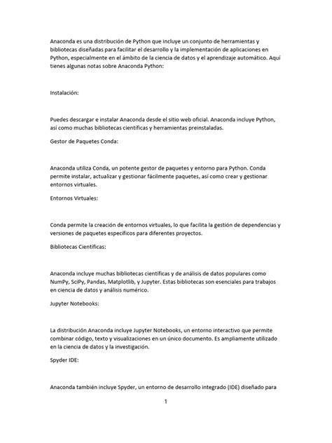 Anaconda Pdf Distribución De Linux Entorno De Desarrollo Integrado