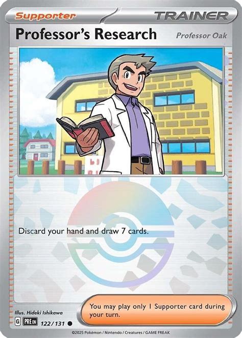 Professors Research Professor Oak Poke Ball Pattern Sv