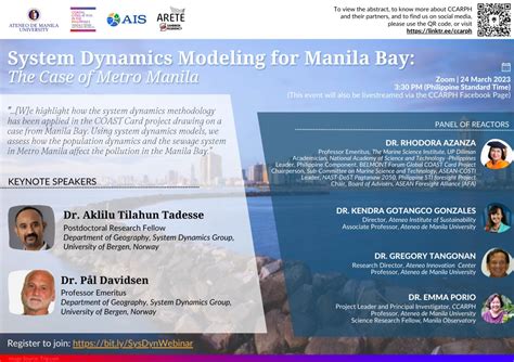 Webinar Systems Dynamics Modeling For Manila Bay The Case Of Metro