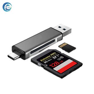 in SD TF Card Reader USB Type C USB OTG การดหนวยความจำ TF SD Micro SD Windows PC แลป