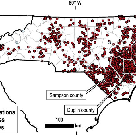 Location Of Cafo Waste Handling Lagoons Based On State Permits Cafo