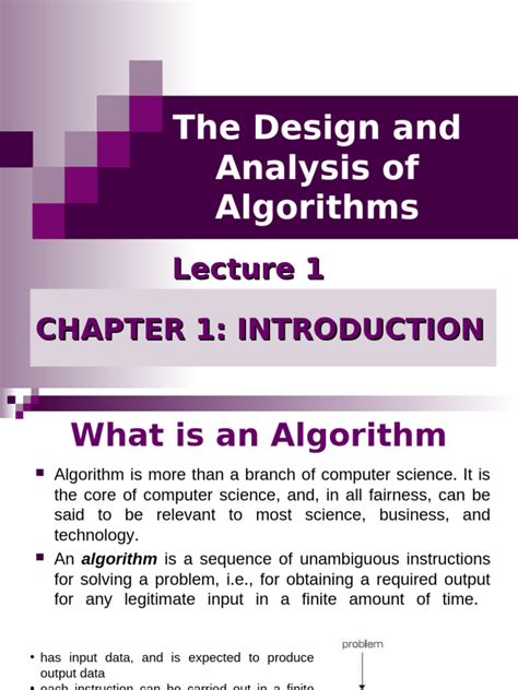 Lecture 1 Algorithms Pdf Algorithms Computer Programming