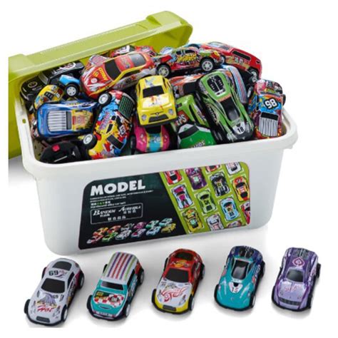 Pull Back Cars Toys Set Friction Power Alloy Casting Vehicles Mini
