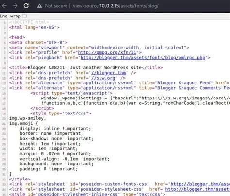 Vulnhub 675 Blogger 1
