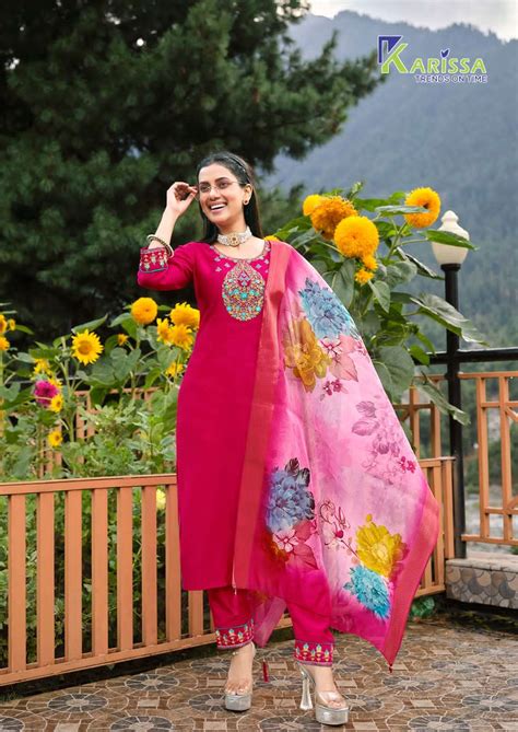 Karissa Anupama Catalog Festive Wear Gown With Dupatta Wholesale