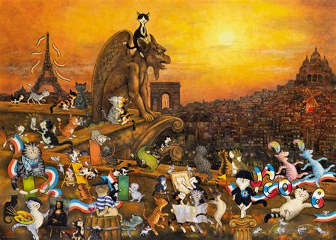 Buy Cats In Paris Sven Hartmann Triangular Box Puzzle Jigsaw Jungle