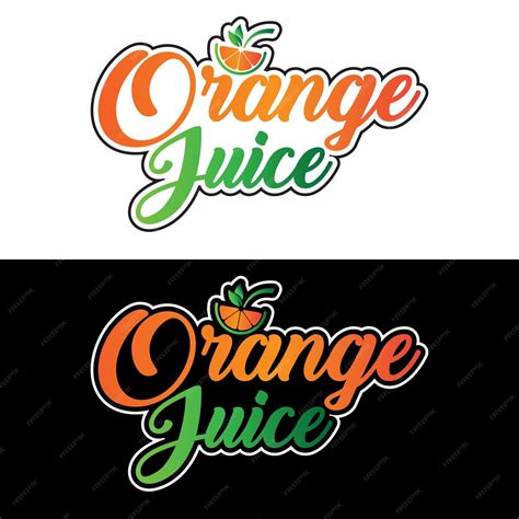 Premium Vector Orange Juice Vector Logo Design Template