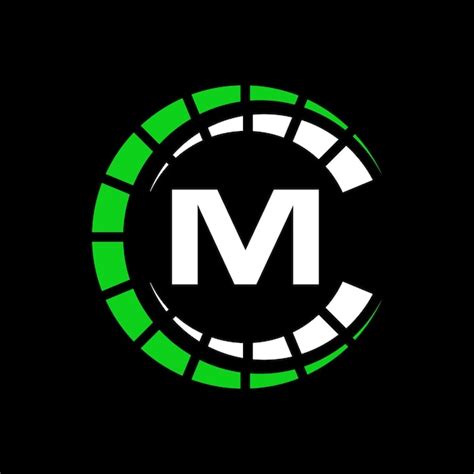 편지 M 속도 개념에 자동차 자동차 로고 자동차 서비스 자동차에 대 한 스포츠 자동차 기호 속도계 아이콘으로 수리 프리미엄 벡터