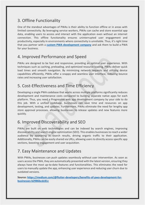 Ppt Benefits And Advantages Of Pwa Development For Businesses Powerpoint Presentation Id