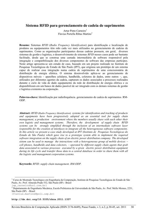 Pdf An Rfid Middleware For Supply Chain Management