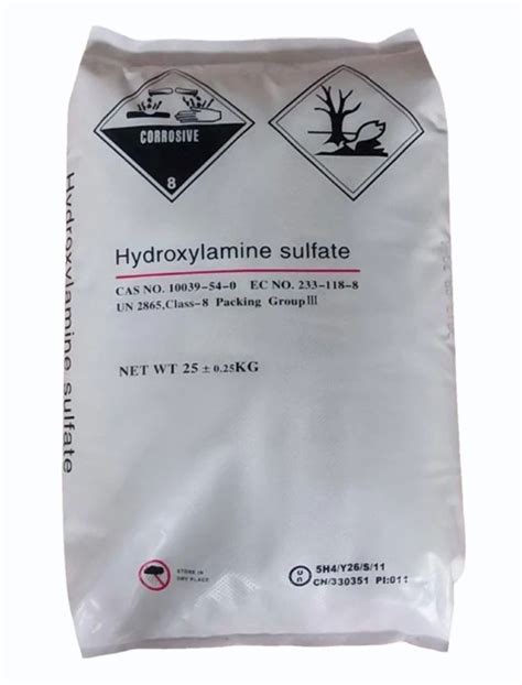 Hydroxyl Amine Sulfate Packaging Type Bag Packaging Size 50 Kgs At ₹ 155 Kg In Mumbai