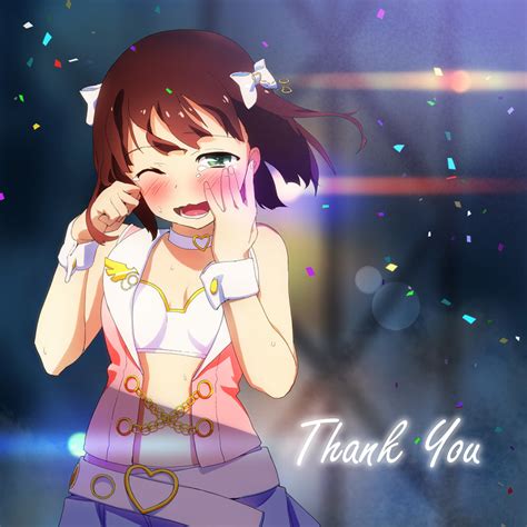Safebooru 1girl Amami Haruka Blush Bow Bra Brown Hair Ddal Engrish