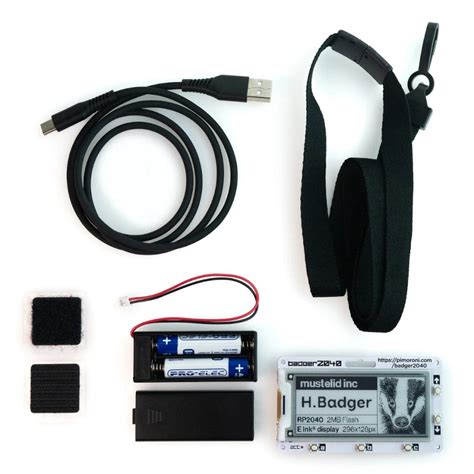 Badger 2040 Is A Programmable E Ink Display Powered By Raspberry Pi