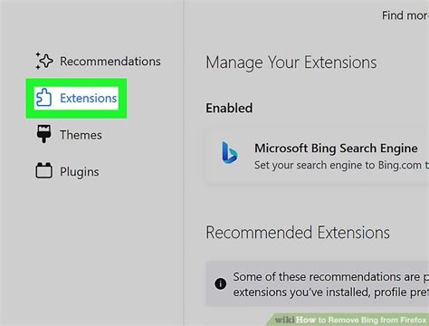 4 Ways To Remove Bing From Firefox Wikihow