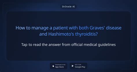 How To Manage A Patient With Both Graves Disease And Hashimotos