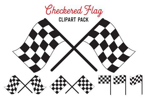 Checkered Flag Vector Design Bundle Graphic By The Gradient Fox · Creative Fabrica