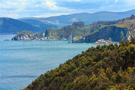 加利西亚高清图片大西洋夏季海岸线景观（西班牙加利西亚）。风景名胜免费下载格式4210像素编号42255693 千图网