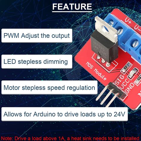 Daokai 10pcs Driver Module Mosfet Tube Field Effect Tube