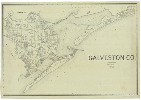 Old Galveston Map